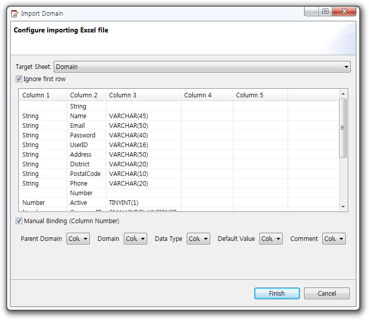 Domain Import Export